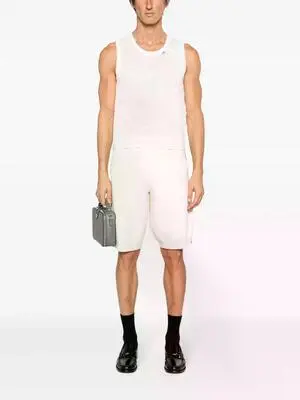 Gcds Waffle-knit Sleeveless Jumper
