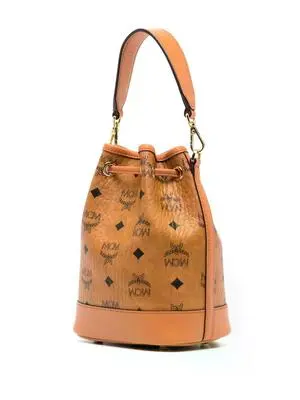 Mcm Mini Dessau Bucket Bag - Brown