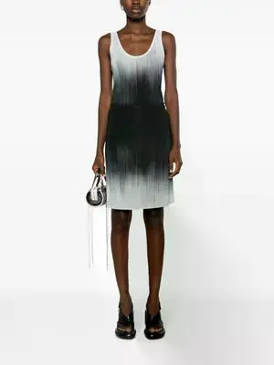 PETER DO Faded-effect Detachable-panel Dress
