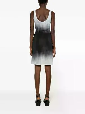PETER DO Faded-effect Detachable-panel Dress