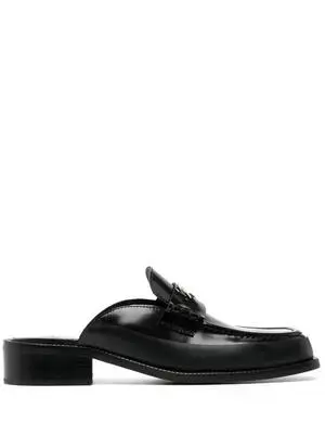 MISBHV Brutilist Slip-on Leather Loafers - Black