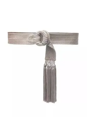 Giorgio Armani Sautage Belt With Fringing - Neutrals