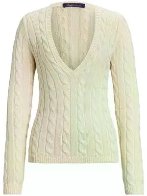 Ralph Lauren Cable Knit Silk Jumper