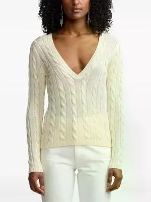 Ralph Lauren Cable Knit Silk Jumper
