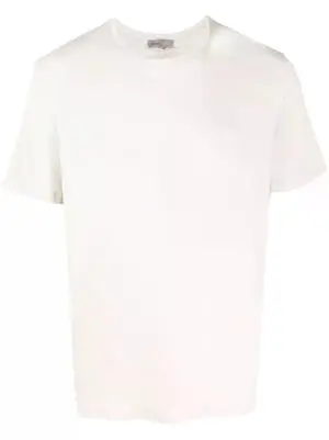 Herno Logo-plaque Cotton T-shirt - Neutrals