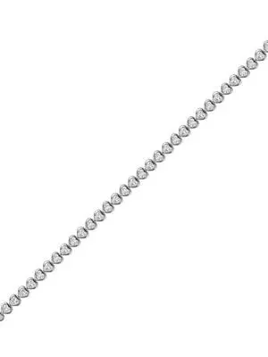PRAGNELL 18kt White Gold Diamond Line Bracelet