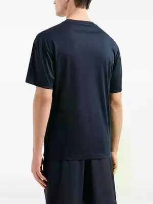 Giorgio Armani Logo-embroidered Cotton T-shirt