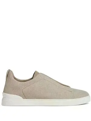 Zegna Triple Stitch Sneakers - Neutrals