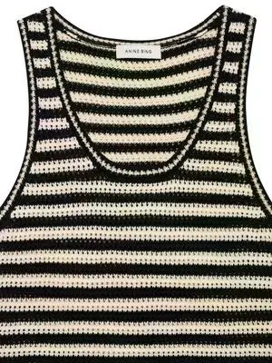 ANINE BING Open-knit Mini Dress