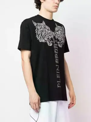 PLEIN SPORT Tiger-print T-shirt