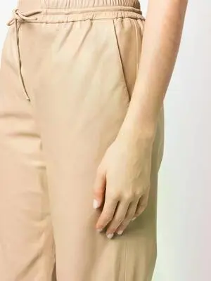 YVES SALOMON Straight-leg Lambskin Trousers