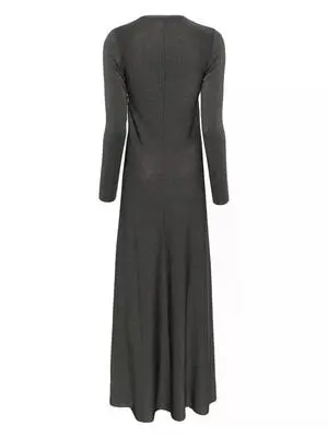 MRZ Lurex Flared Maxi Dress