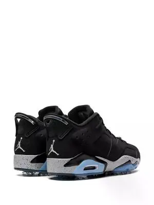 JORDAN Air 6 Metallic Silver Golf Shoes - Black