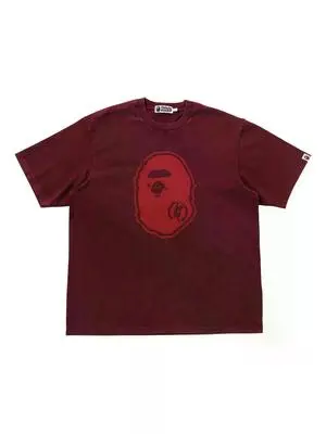 A BATHING APE Logo-print T-shirt - Red