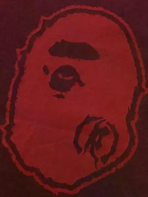 A BATHING APE Logo-print T-shirt - Red