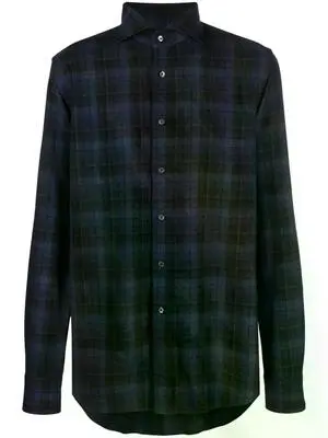 XACUS Check-pattern Long-sleeve Shirt