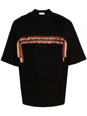 LANVIN Curb Lace-detailed Cotton T-shirt
