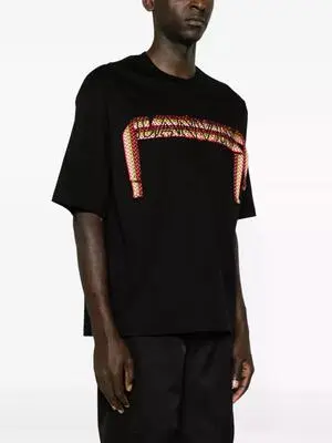 LANVIN Curb Lace-detailed Cotton T-shirt