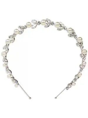 JENNIFER BEHR Kamila Crystal-embellished Headband - Silver