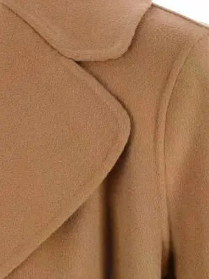 Max Mara Wool Wrap Coat - Brown