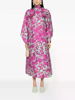 La DoubleJ Magnifico Floral-print Maxi Dress