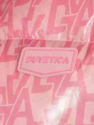 Duvetica Monogram-print Padded Jacket - Pink