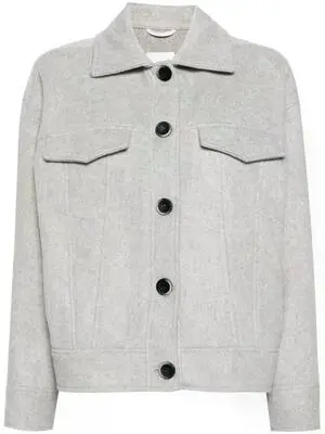 Eleventy Button-fastening Jacket - Grey