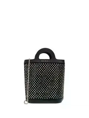 Marni Crystal-embellished Tote Bag - Black