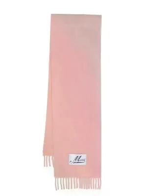 Marni Brushed Alpaca-wool-blend Scarf - Pink