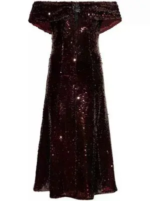 Self-portrait Sequined Evening Dresses