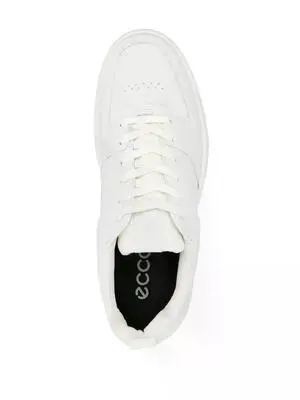Ecco Street 720 Leather Sneakers - Neutrals