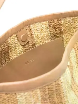 ALYSI Raffia Shoulder Bag