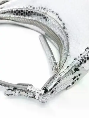 By Far Cosmo Metallic Top-handle Bag