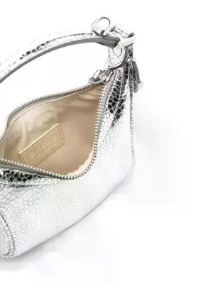 By Far Cosmo Metallic Top-handle Bag