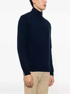 CRUCIANI Half-zip Cashmere Jumper