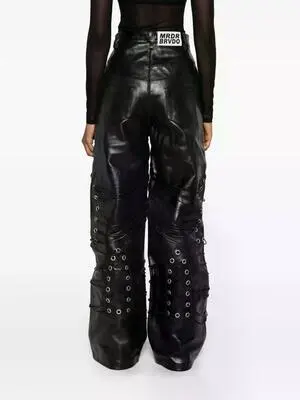 WHO DECIDES WAR Grommet Detail Trousers