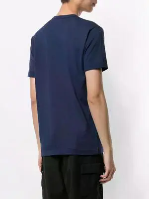 Play Comme Des Garcon Embroidered Logo T-shirt - Blue