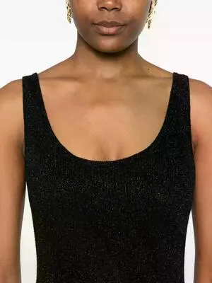 MC2 SAINT BARTH Lurex-knit Mini Dress