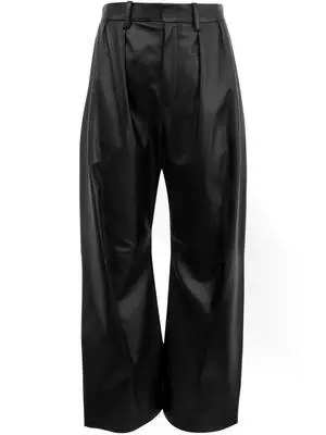 Loewe Leather Palazzo Trousers