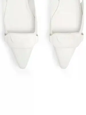 COURREGES Racer Ballet Flats - White