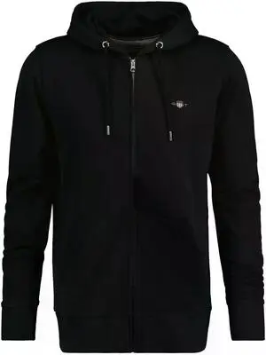 Gant Shield Hoodie - Black