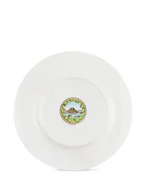 Dolce & Gabbana 2 Piece Fine Porcelain Dinner Plate Set