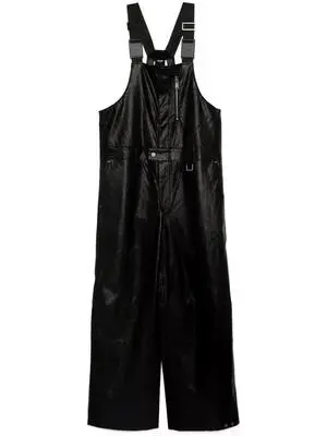 TEAM WANG DESIGN Choices Faux Leather Jumpsuit