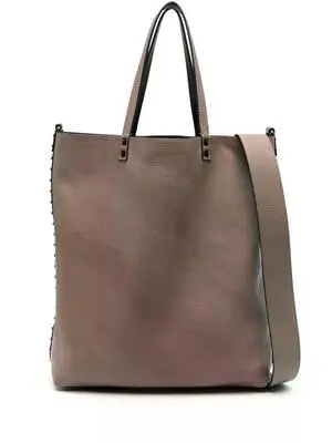 Valentino Garavani Rockstud-embellished Reversible Tote Bag - Neutrals