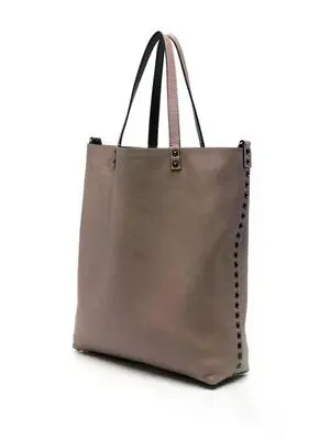 Valentino Garavani Rockstud-embellished Reversible Tote Bag - Neutrals