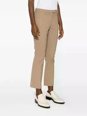 Max Mara Twill Cropped Trousers