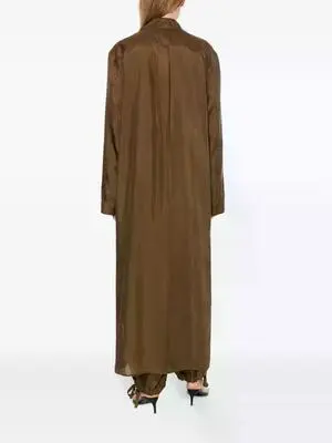 Philosophy Di Lorenzo Serafini Silk Single-breasted Coat