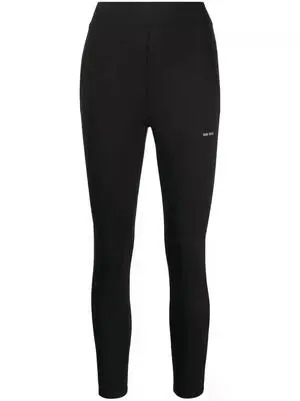 TEAM WANG DESIGN Logo-print Panelled Leggings