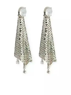 Rabanne Crystal-embellished Chainmail Drop Earrings