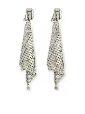 Rabanne Crystal-embellished Chainmail Drop Earrings